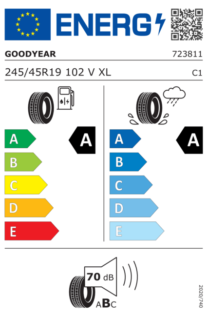Pneumatico Goodyear 245/45 R19 102V XL DEMO | Efficientgrip Performance 2 | PneumaticiLeader.it