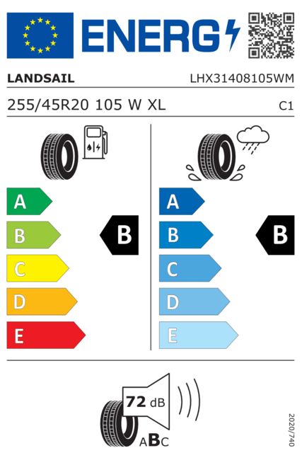 Pneumatico Landsail 255/45 R20 105W XL | Rapid Dragon SUV ...